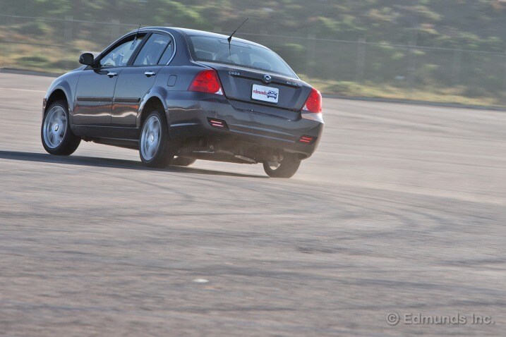 2012 Coda EV Sedan Track Test | Edmunds