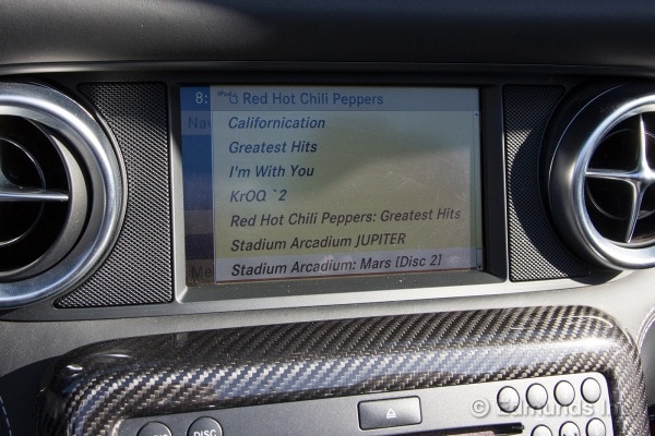 Audio & Technology - 2012 Mercedes-Benz SLS AMG Roadster Long-Term Road ...