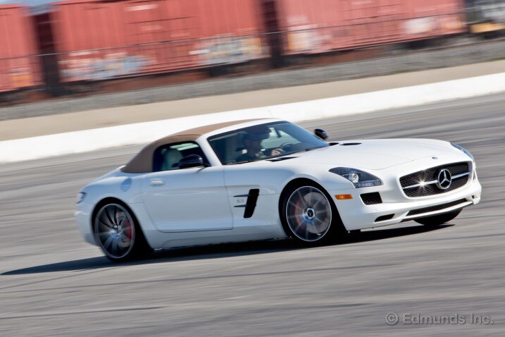 2013 Mercedes-Benz SL65 AMG vs. SLS AMG GT Roadster Track Test on ...