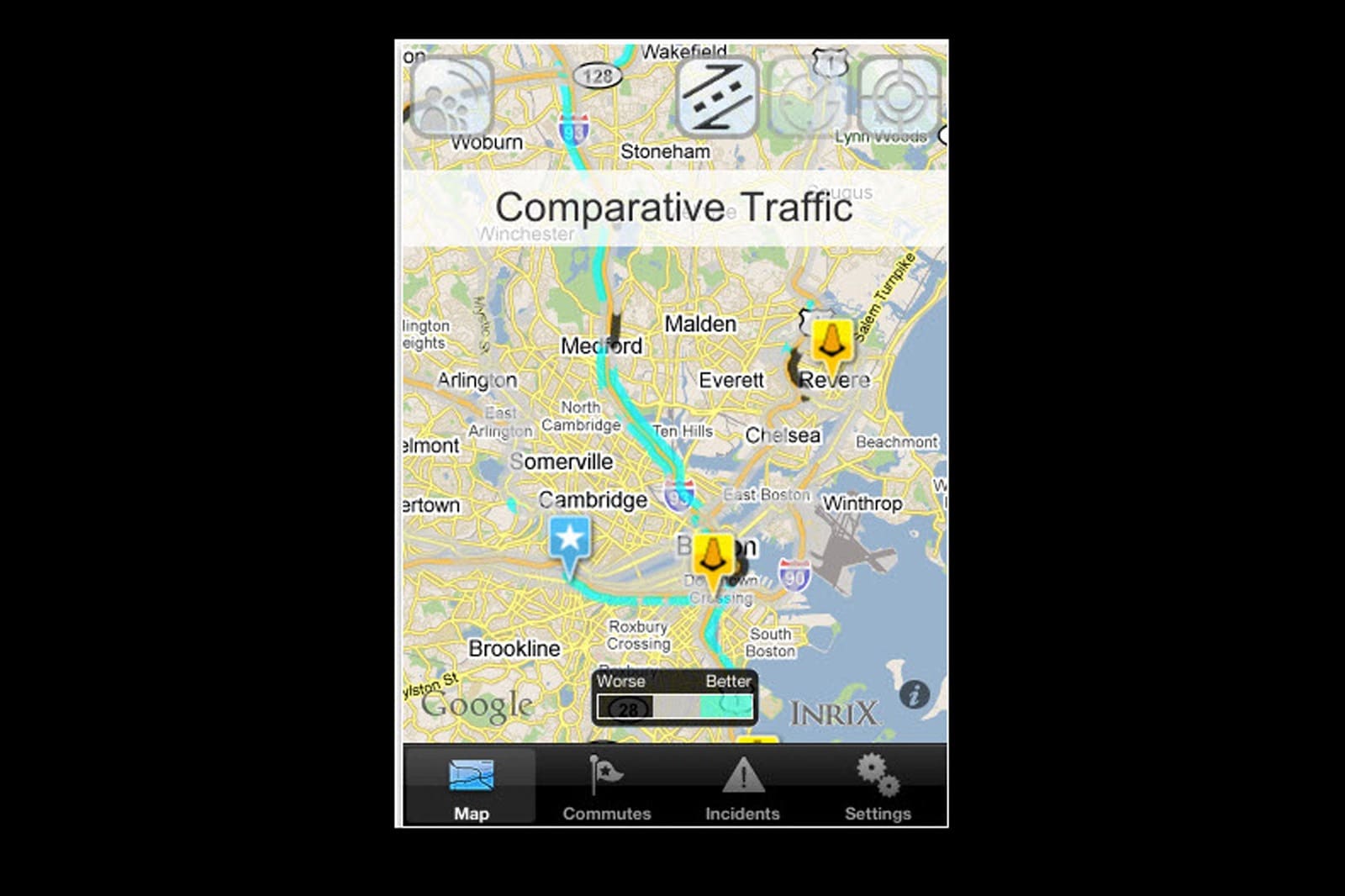 Road-Testing Four Smartphone Traffic Apps | Edmunds