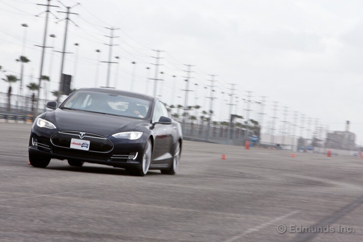 2013 Tesla Model S Track Test on Edmunds.com