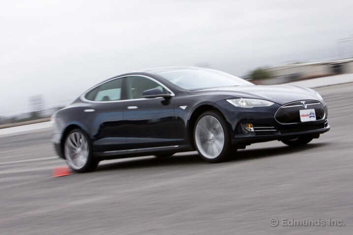 2013 Tesla Model S Track Test on Edmunds.com