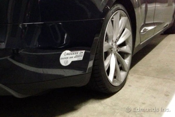 Carpool Stickers Are Losing Their Usefulness - 2013 Tesla Model S Long ...