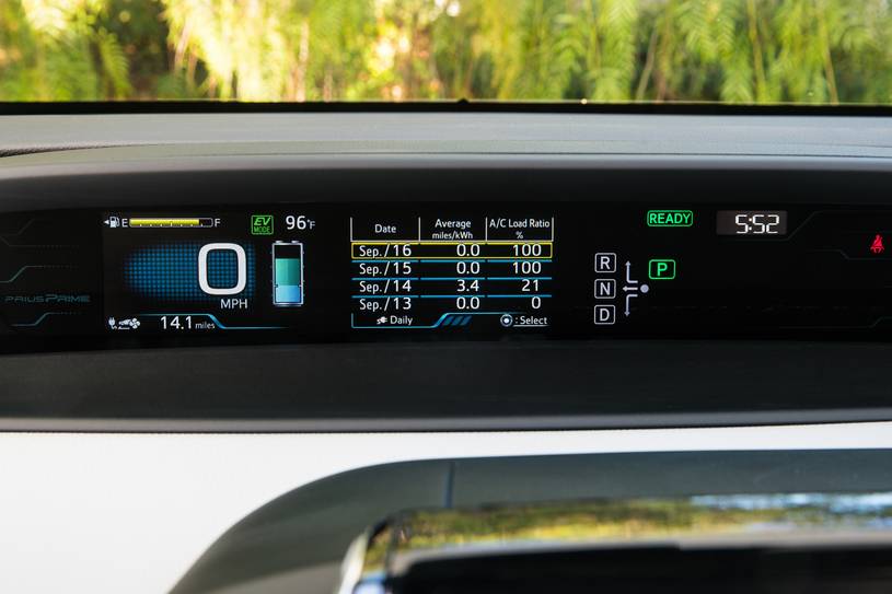 2019 Toyota Prius Prime Interior Pictures
