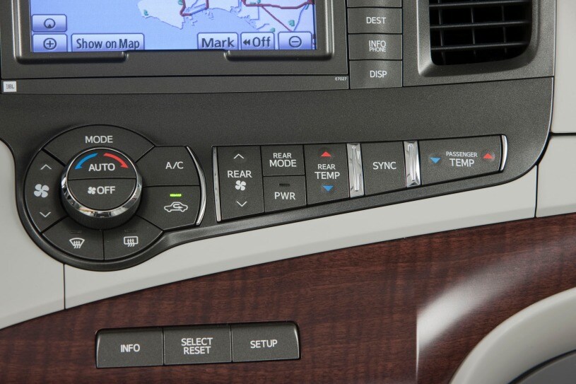 2012 Toyota Sienna Interior Pictures
